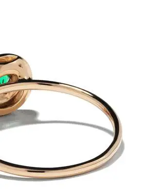 SELIM MOUZANNAR 18kt Diamond And Emerald Ring