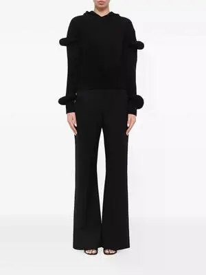 JW Anderson Hooded Knit Jumper - Black