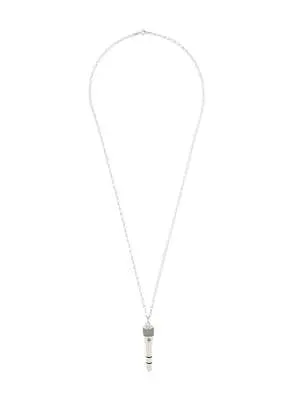 TRUE ROCKS Jack Plug Chain Necklace - Metallic