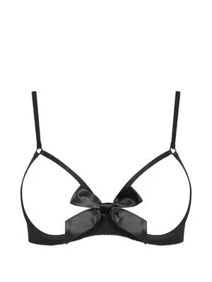 MAISON CLOSE Le Petit Secret Cupless Bra - Black