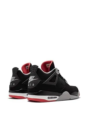 JORDAN Air 4 Retro Bred 2019 Sneakers - Black