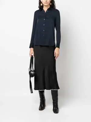 Vince Classic Collar Shirt - Blue