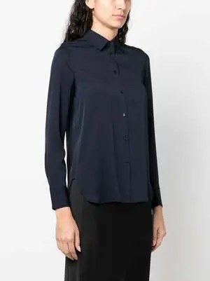 Vince Classic Collar Shirt - Blue