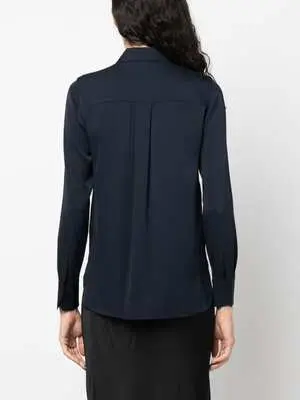Vince Classic Collar Shirt - Blue