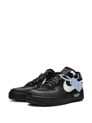 Nike X Off White Air Force 1 Low Sneakers - Black