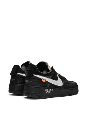 Nike X Off White Air Force 1 Low Sneakers - Black