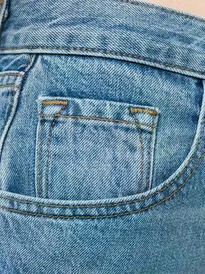 J Brand Asymmetric Cropped Jeans