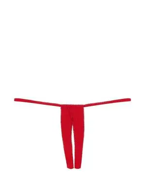 MAISON CLOSE Le Petit Secret Open Thong - Red