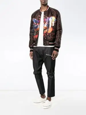 LANVIN Planet Scene" Graphic Print Bomber Jacket