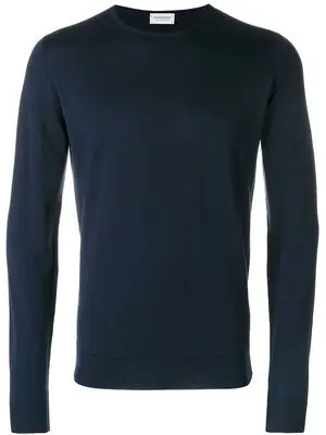 John Smedley Knit Jumper - Blue