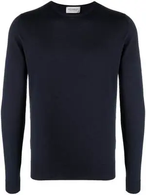 John Smedley Knit Jumper - Blue