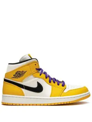 JORDAN 1 Mid Se Sneakers - Yellow