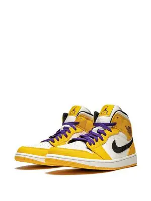 JORDAN 1 Mid Se Sneakers - Yellow