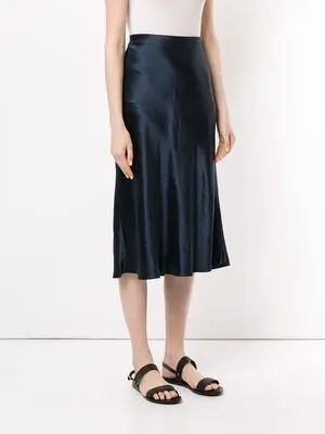 Vince High-waisted Skirt - Blue