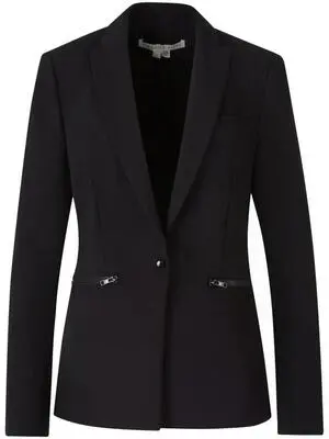 Veronica Beard Zip Pocket Blazer - Black