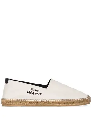 Saint Laurent Logo-embroidered Espadrilles