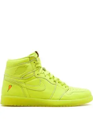 JORDAN Air 1 Retro Hi G8rd Cyber Sneakers - Yellow