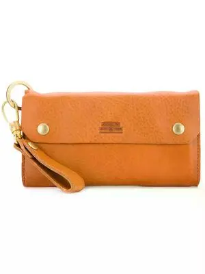 AS2OV Oiled Shrink Long Wallet - Brown