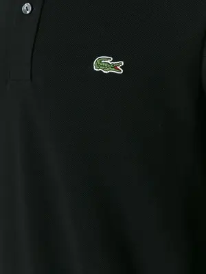 Lacoste Logo Patch Polo Shirt - Black
