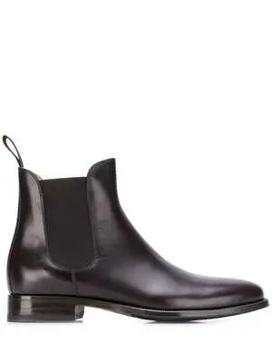 Scarosso Block Heel Boots For Men