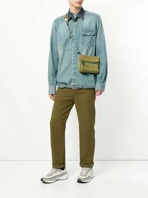 AS2OV Flap Shoulder Bag - Green