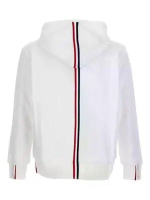 Thom Browne Striped Zip Up Hoodie