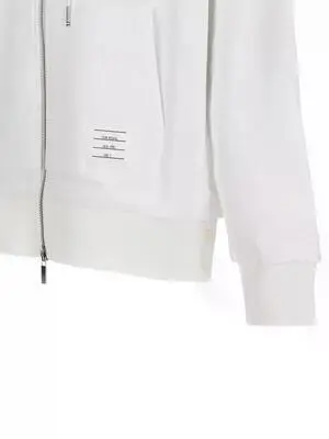 Thom Browne Striped Zip Up Hoodie
