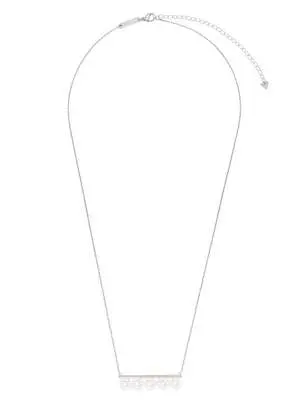 TASAKI TASAKI 18kt White Gold Akoya Pearl Balance Signature Necklace Silver