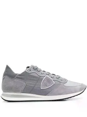 Philippe Model Logo Patch Sneakers - Grey