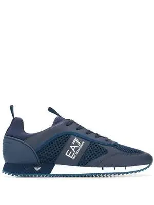 Emporio Armani Side Logo Sneakers - Blue