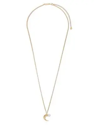 TASAKI 18kt Danger Horn Pearl Pendant Necklace - Gold