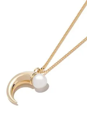TASAKI 18kt Danger Horn Pearl Pendant Necklace