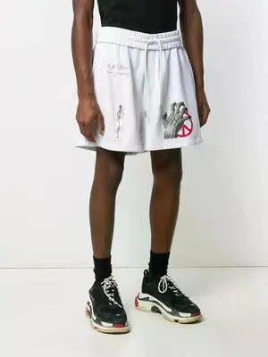 Off-White X Undercover Skeleton Print Bermuda Shorts