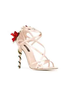 Dolce & Gabbana Climbing Rose Sandals