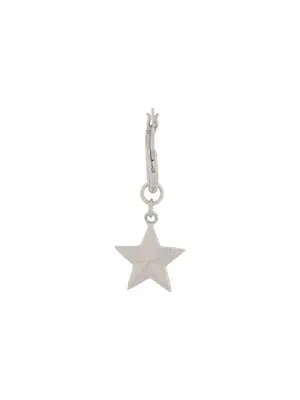 TRUE ROCKS Mini Star Hoop Earring - Silver
