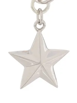 TRUE ROCKS Mini Star Hoop Earring - Silver