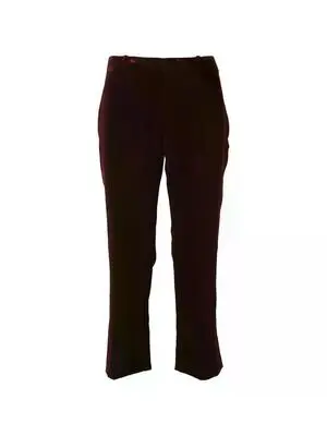 Saint Laurent Velvet Cropped Trousers