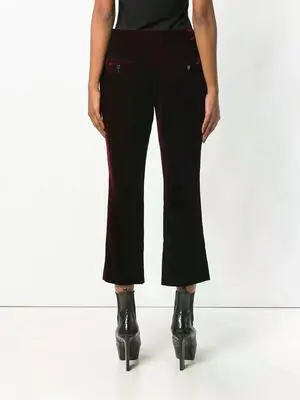 Saint Laurent Velvet Cropped Trousers