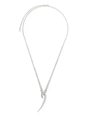 SHAUN LEANE Hook Pendant Necklace - Silver