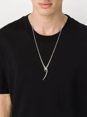 SHAUN LEANE Hook Pendant Necklace - Silver