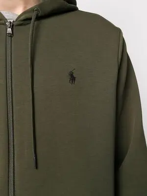 Polo Ralph Lauren Zipped Long-sleeved Hoodie - Green