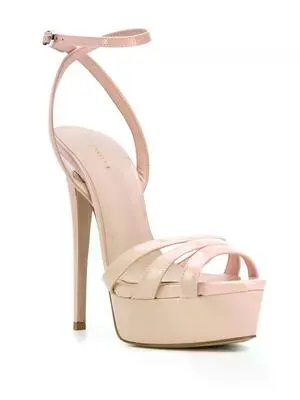 LE SILLA Lola 140mm Platform Sandals - Neutrals