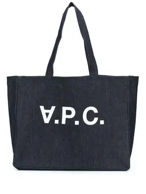 A.p.c. Daniela Denim Tote - Blue