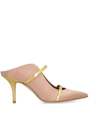 MALONE SOULIERS 70mm Maureen Mules - Neutrals