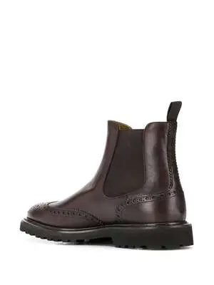 SCAROSSO Leather Ankle Boots