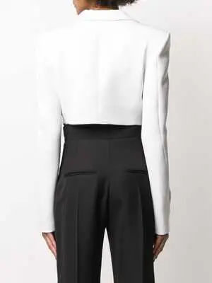 Philipp Plein Cropped Tuxedo Bolero Jacket
