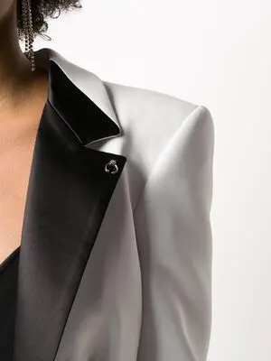 Philipp Plein Cropped Tuxedo Bolero Jacket