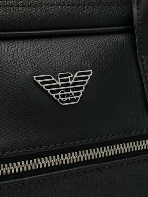 Emporio Armani Logo Plaque Briefcase