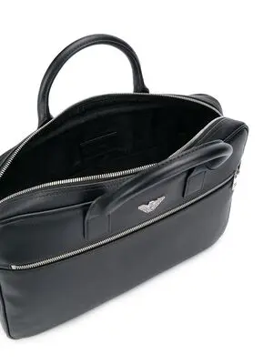 Emporio Armani Logo Plaque Briefcase