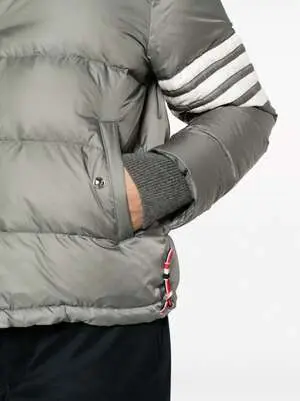 Thom Browne 4-bar Bomber Jacket - Grey